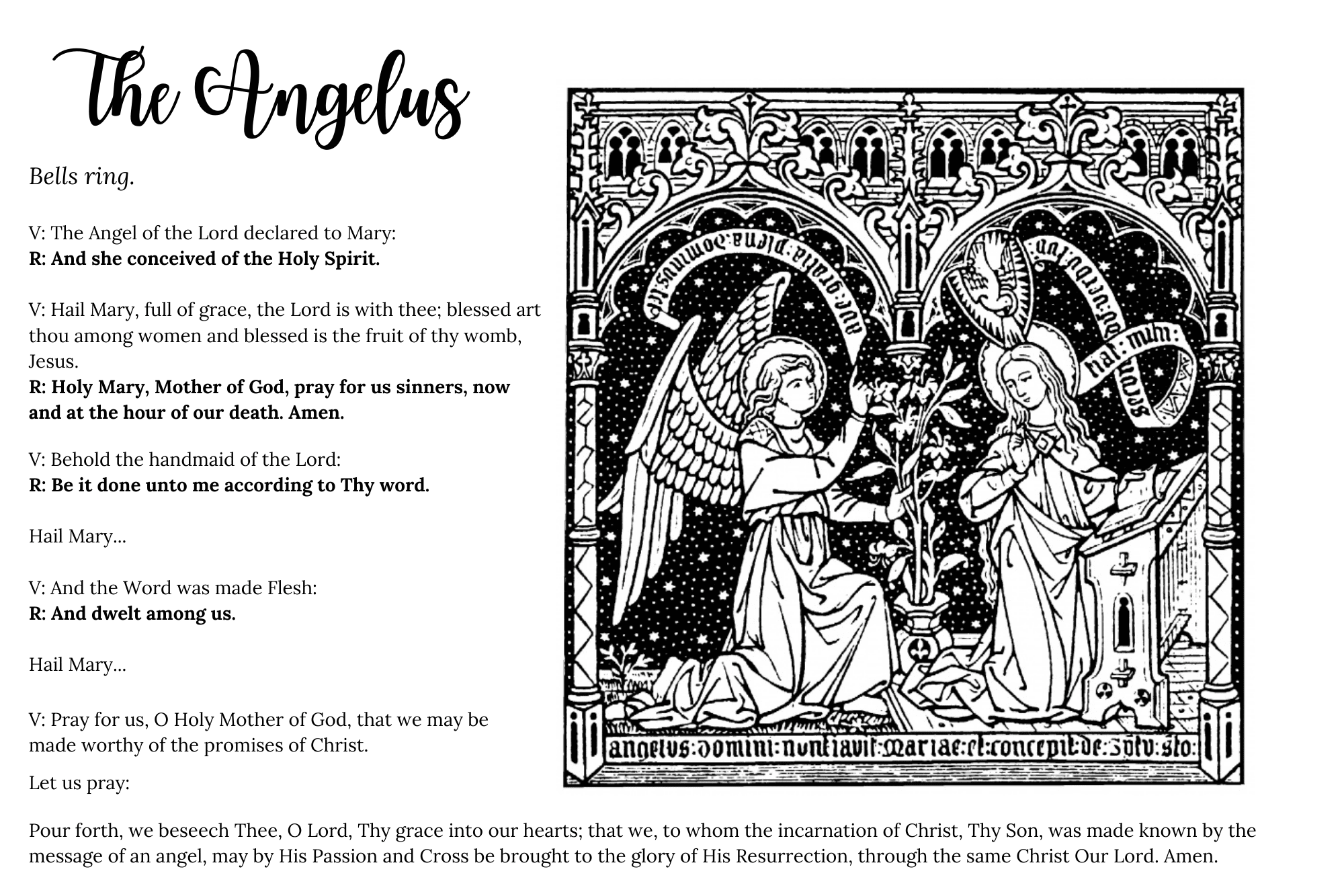 When to Pray The Angelus: How, When, & who Should Pray This Powerful ...