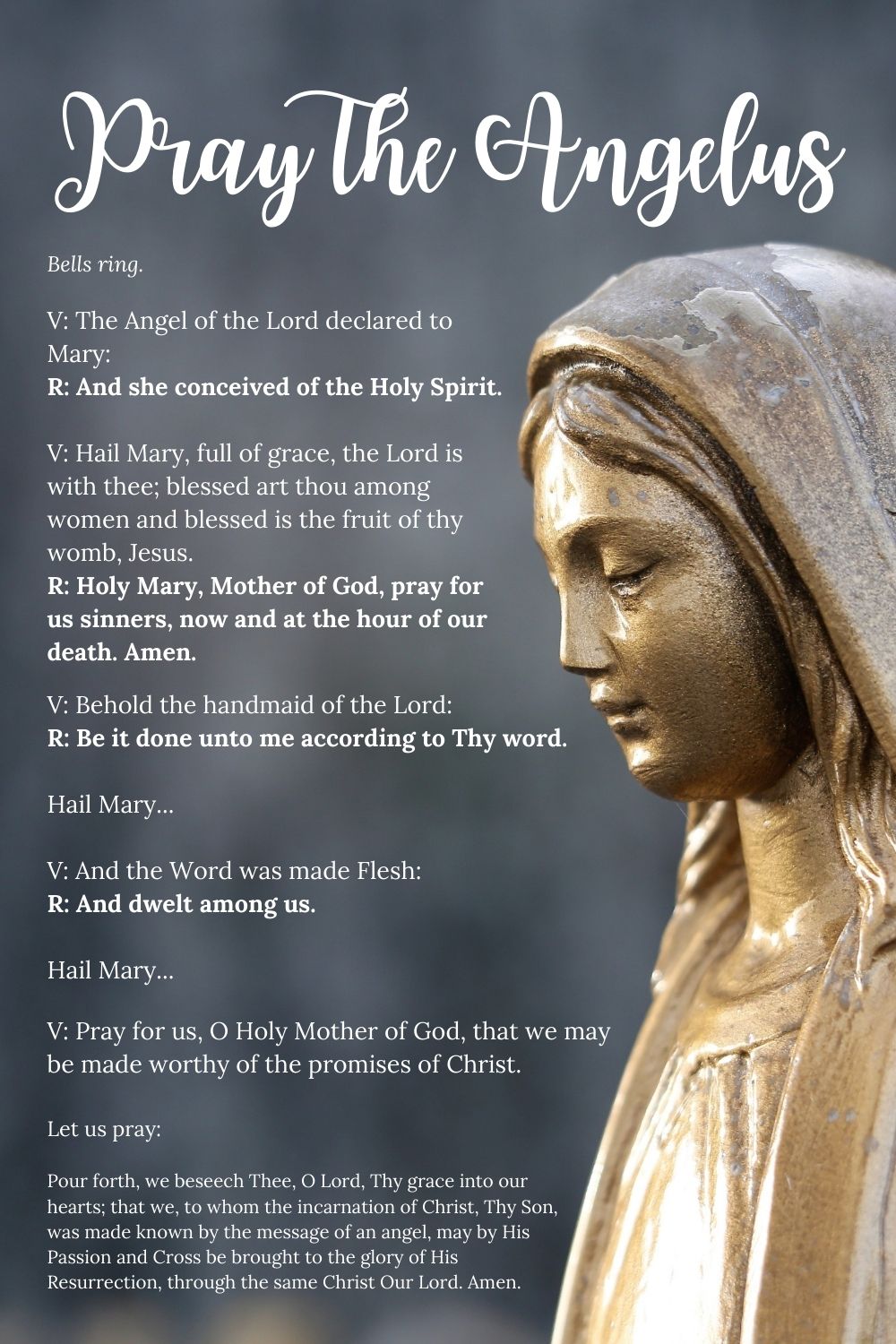 Angelus Prayer Catholic Online At Kirsten Nord Blog